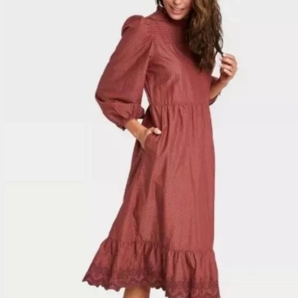 Universal Thread | Dresses | Universal Thread Love Sleeve Tiered Midi ...